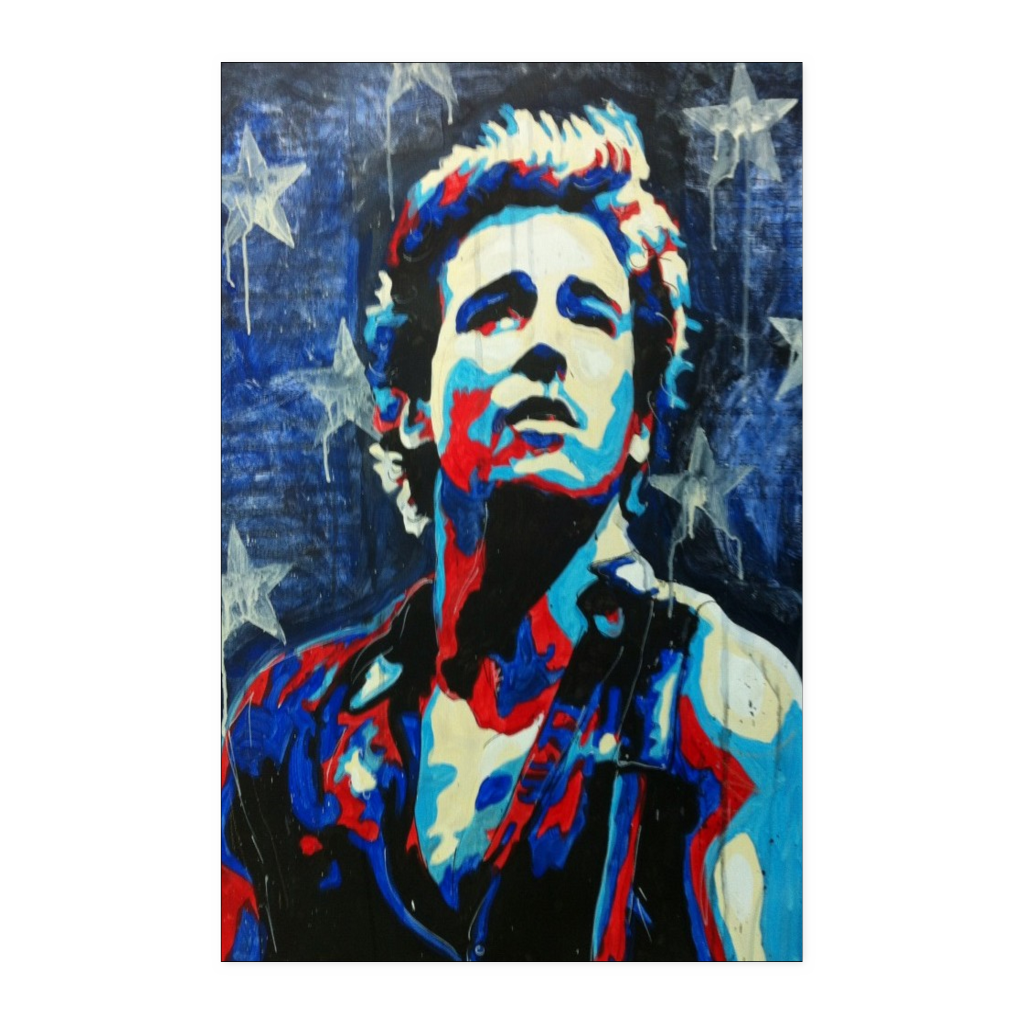 Bruce Springsteen USA Poster – Painteye